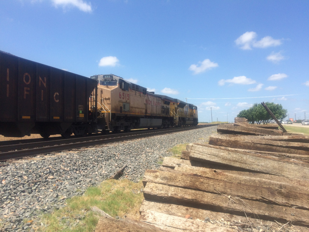 UP 6515 17Jul2017 Parked with coal